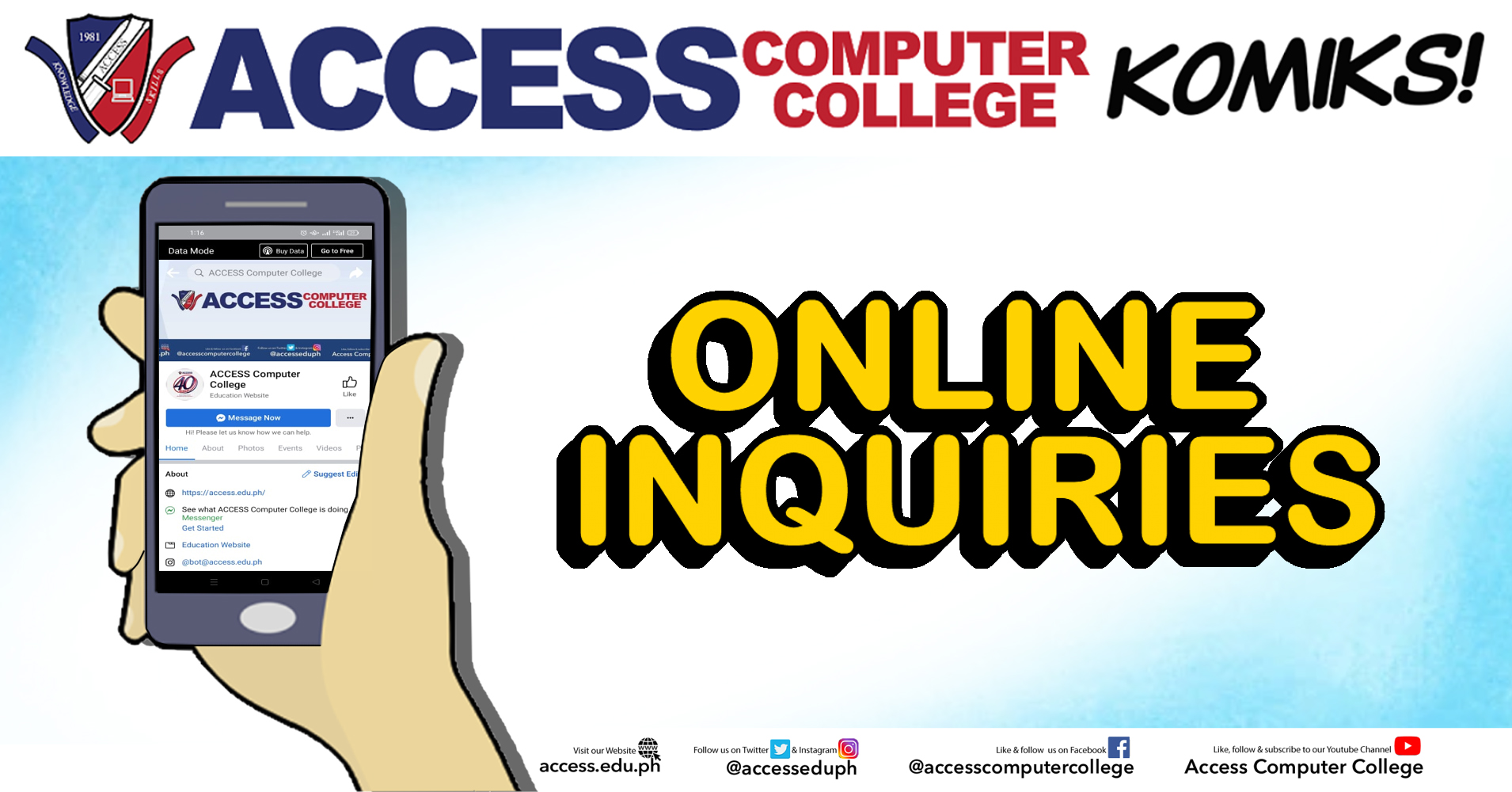 ACCESS.edu.ph - Official website of ACCESS COMPUTER COLLEGE